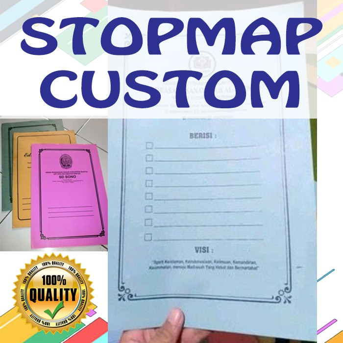 Jual STOPMAP POLOS | STOPMAP CUSTOM | FREE DESIGN | Shopee Indonesia