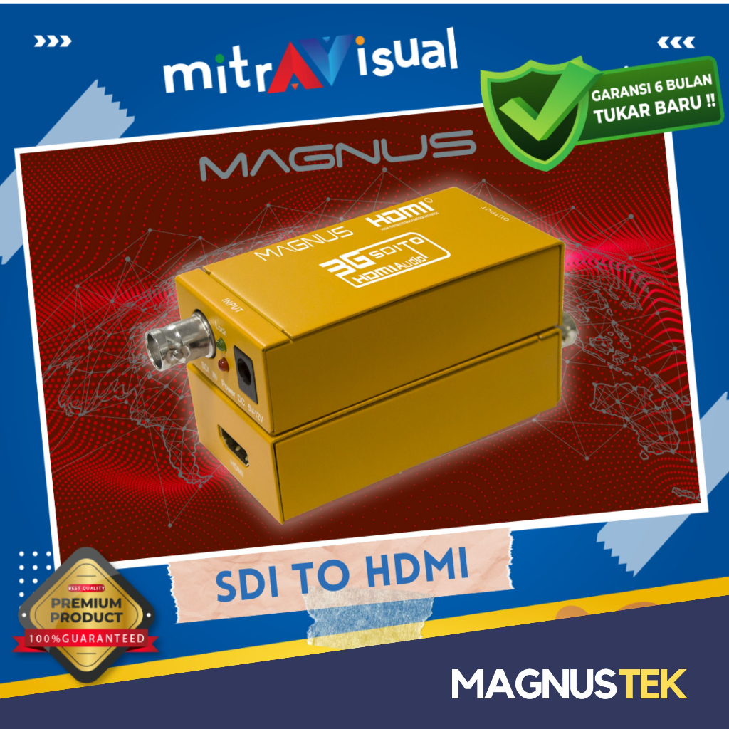 Jual MAGNUS SDI to HDMI Converter 1080p | Shopee Indonesia
