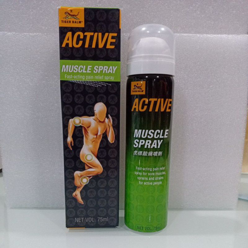 Jual Tiger Balm Active Muscle Spray 75ml Original.exp Nov 2024 | Shopee ...