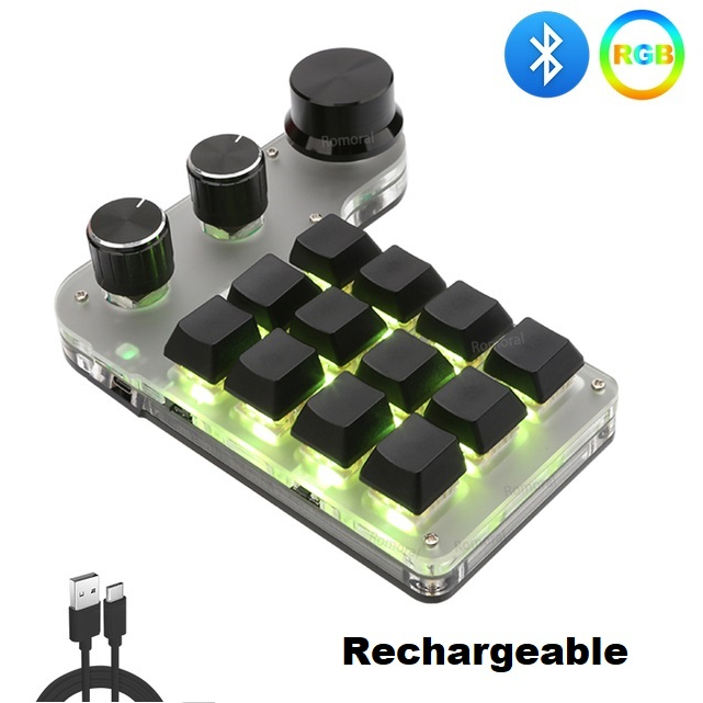 Jual Macropad Dumbpad Dumpad Numpad Macro Keyboard Mechanical Hotswap Knob Mini Wireless ...