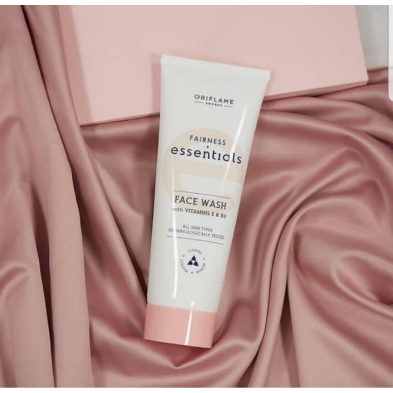 Jual glow essentials face wash with vitamin E dan B3 GRATIS ikat rambut ...