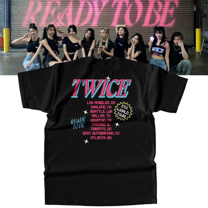 Jual T-Shirt Twice Ready To Be USA | Shopee Indonesia