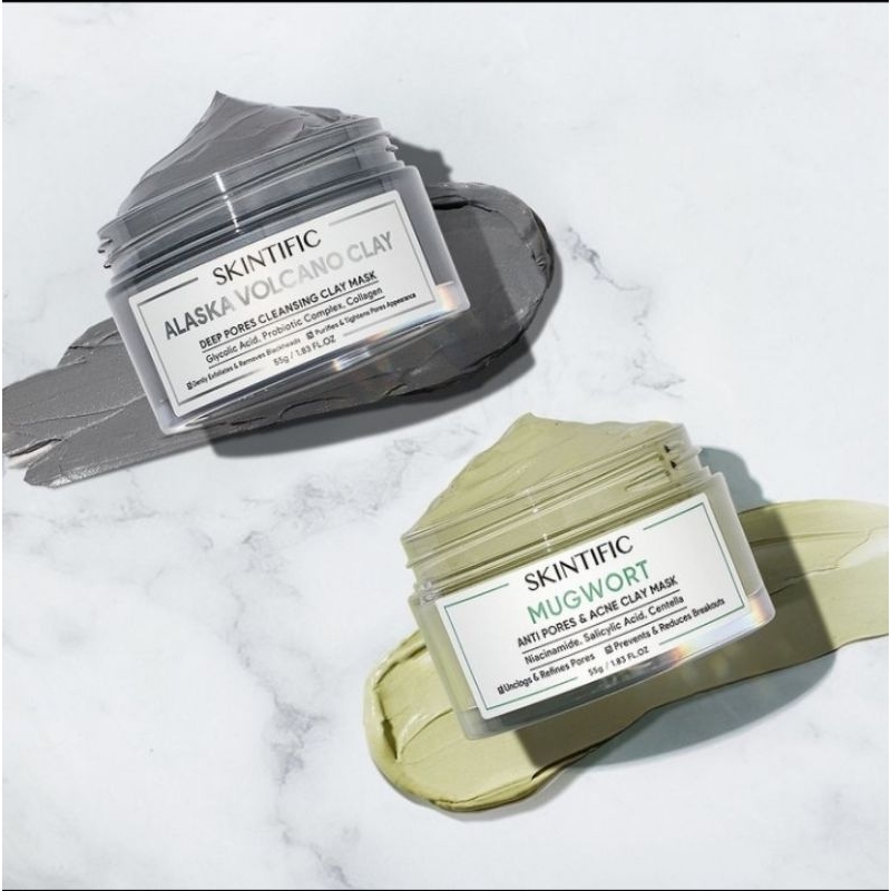 Jual SKINTIFIC MASK ( MUGWORT DAN ALASKA VOLVANO ) | Shopee Indonesia
