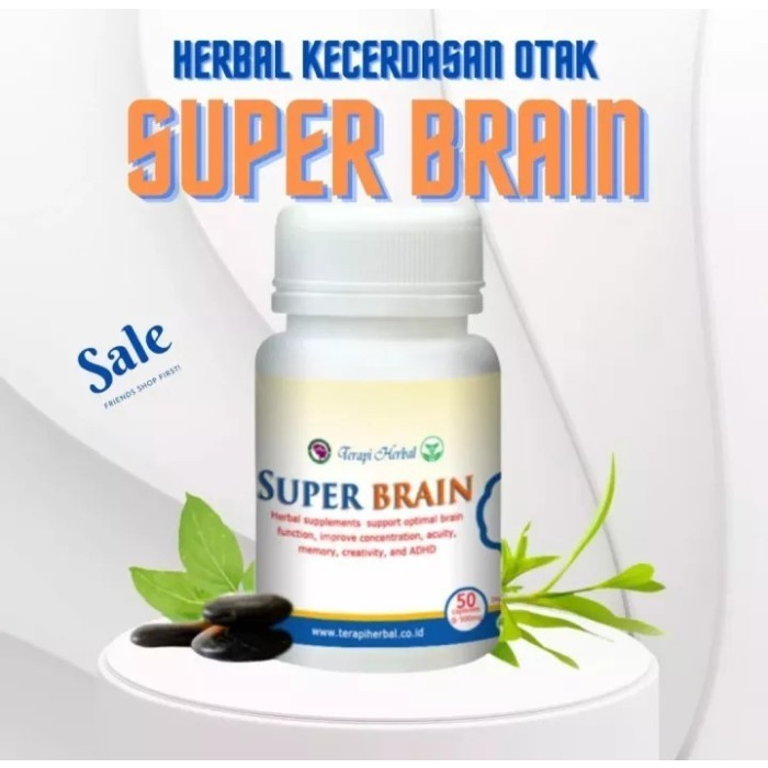 Jual Kapsul SUPER BRAIN obat herbal nutrisi kecerdasan otak vitamin ...