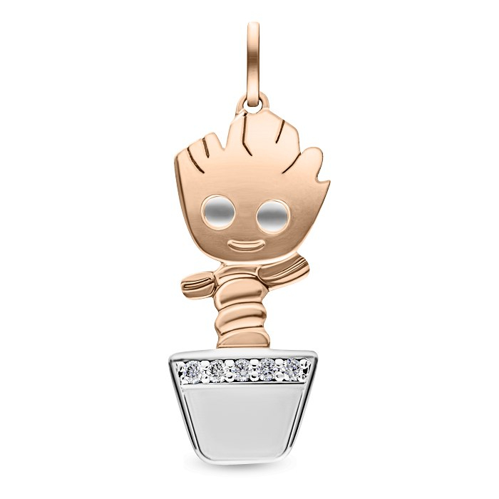 Jual Diamond & Co x Marvel - Groot Diamond Pendant MAR-DPF0366 | Shopee ...