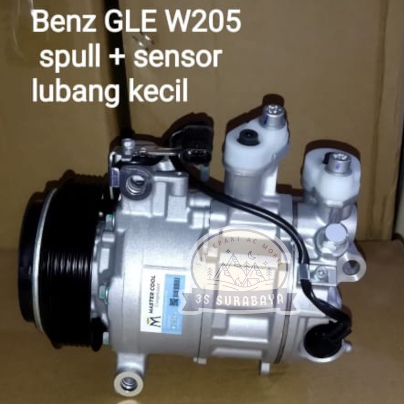 Jual Kompresor Mercy Gle W205 Spull Sensor Lubang Kecil Ac Mobil ...