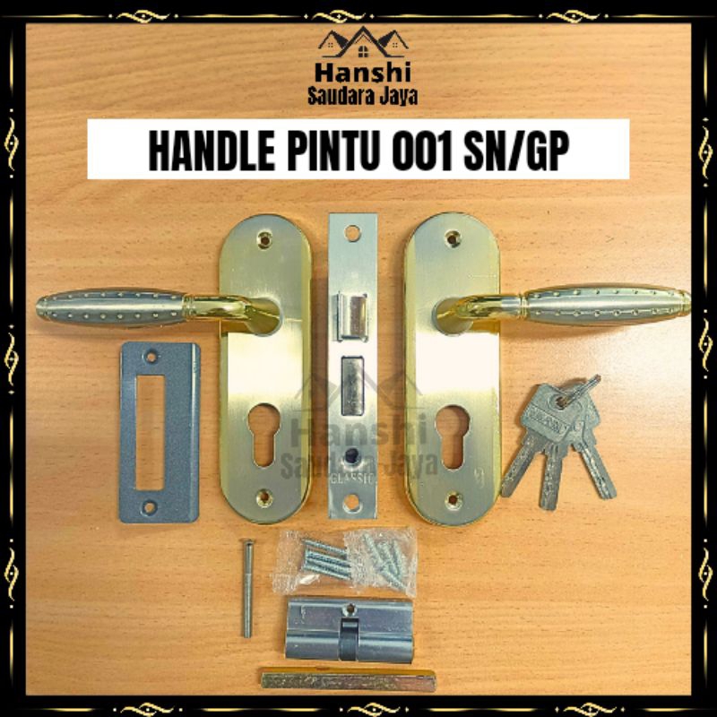 Jual Kunci Pintu / Handle Pintu Komplit Ukuran Kecil 15 cm Model Bulat ...