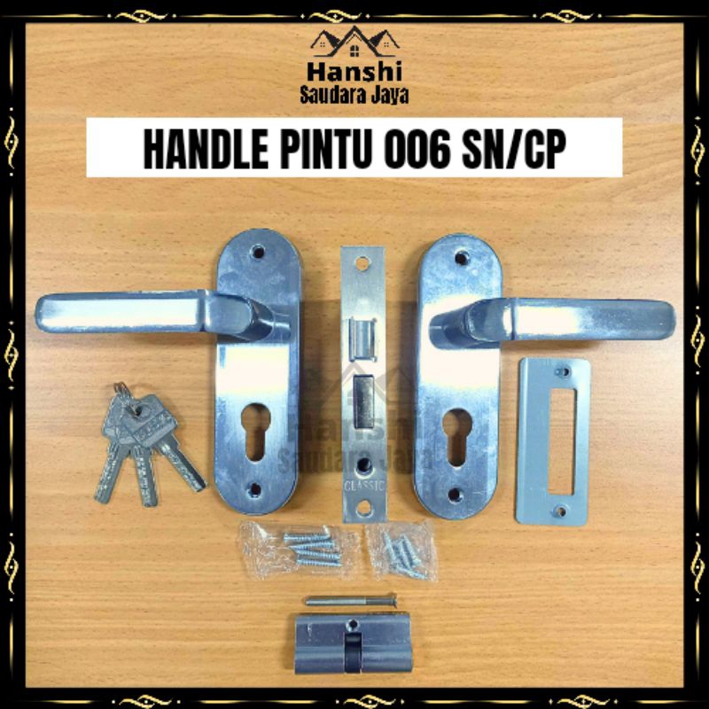 Jual Kunci Pintu / Handle Pintu Komplit Ukuran Kecil 15 cm Model Bulat ...