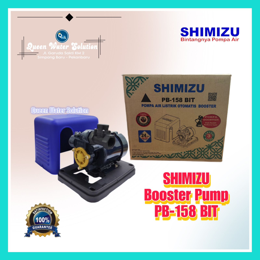 Jual Pompa Dorong Shimizu PB 158 BIT / Pompa Booster Shimizu PB 158 BIT ...