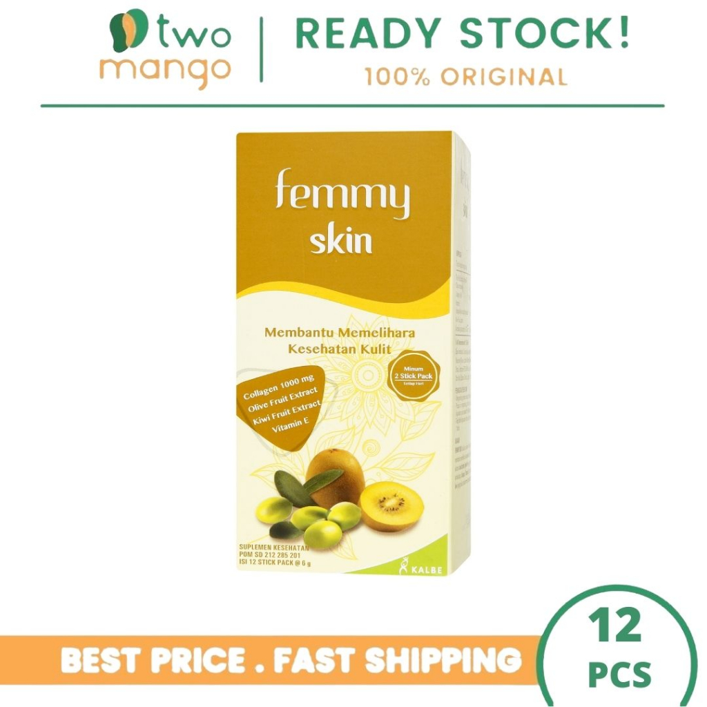 Jual FEMMY SKIN 1 BOX 12 SACHET | Minuman Kesehatan Kulit | Shopee ...