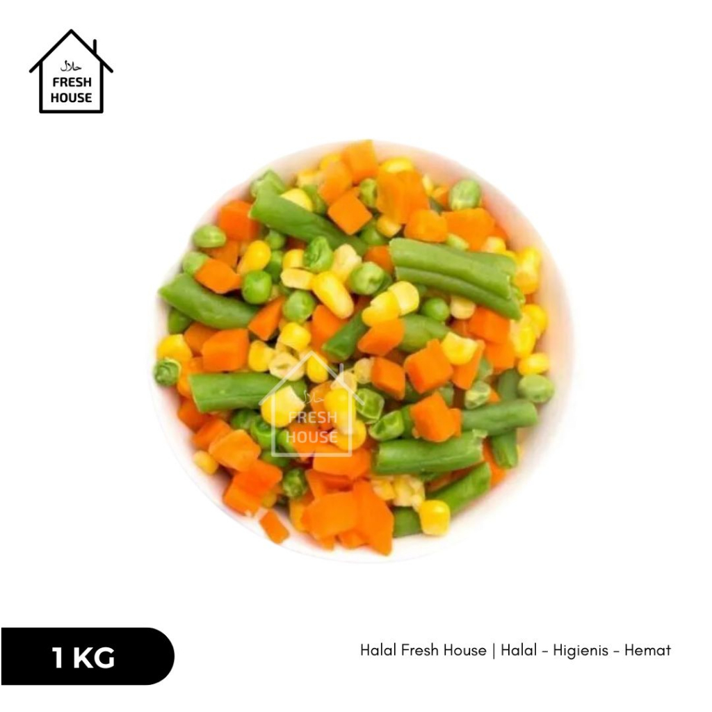 Jual FROZEN FOOD MIX VEGETABLES 1KG / SAYURAN BEKU | Shopee Indonesia