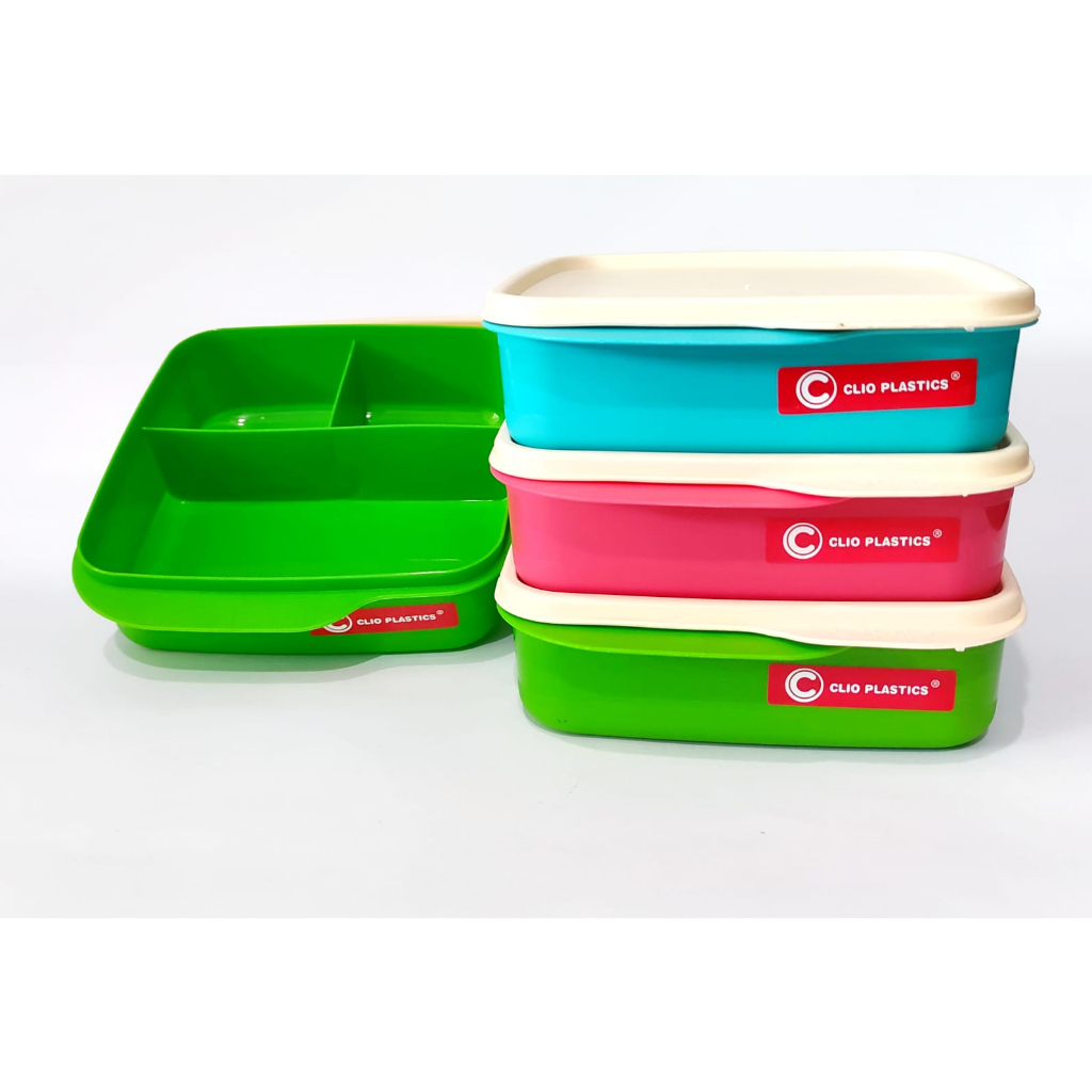 Jual Minim Beli 6pc Kotak Makan Clio Kyoto / Lunch Box / Tepak Makan ...