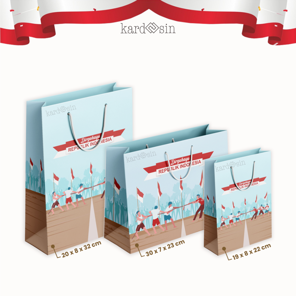 Jual DIRGAHAYU RI PRINTING PAPER BAG PAPERBAG TAS KERTAS UCAPAN 17 ...