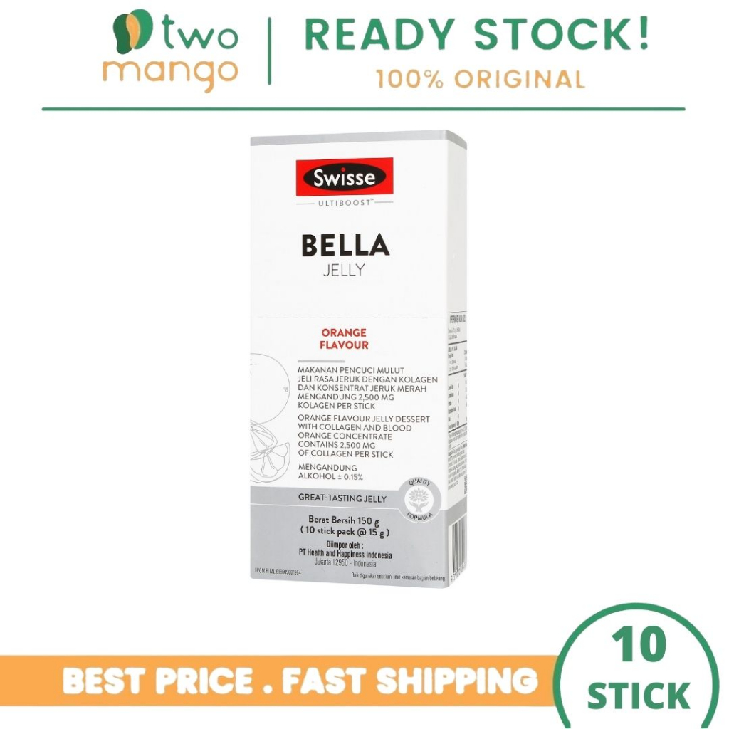 Jual SWISSE BELLA COLLAGEN JELLY - 10 SACHET | Shopee Indonesia
