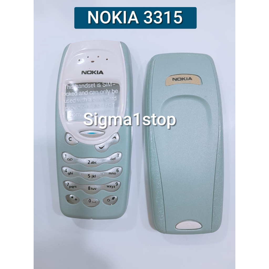 Jual CASING NOKIA 3315 HOUSING TULANG TENGAH CASE COVER KESING NOKIA ...