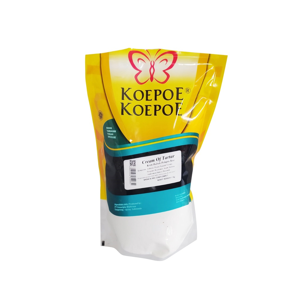Jual Cream Of Tar Tar 1 Kg Koepoe Koepoe | Shopee Indonesia