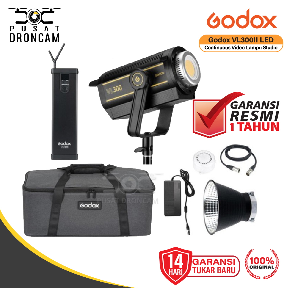 Jual Godox VL300 II LED Continuous Video Light Lampu Studio Original ...