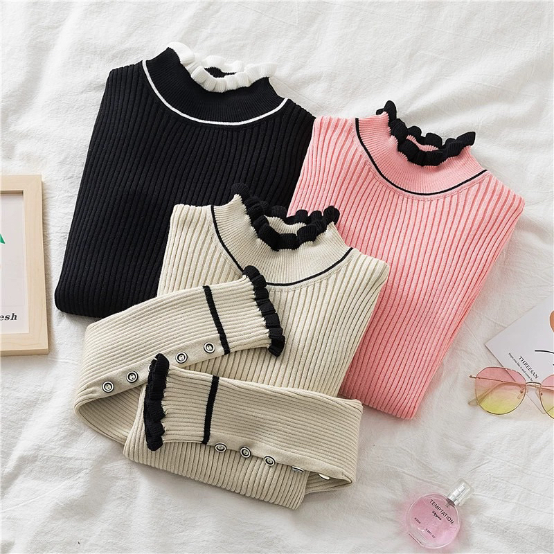 Jual ATASAN RAJUT WANITA ( Ivory ) Baju Rajut Wanita Kaos Import Wanita ...