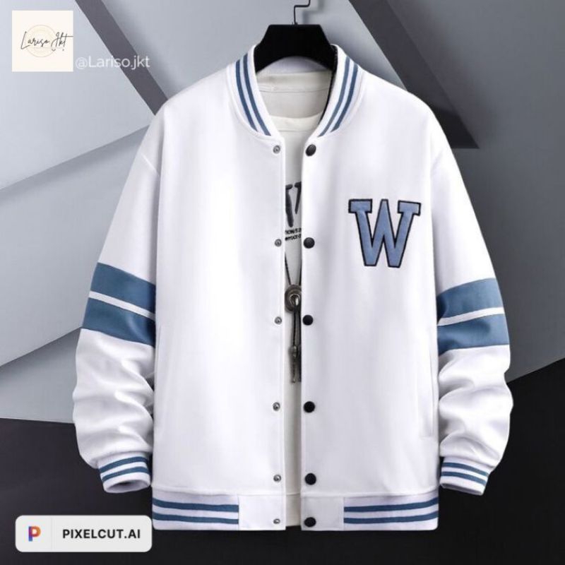 Jual Jaket Varsity Baseball Big Size FREE REQ INISIAL ( S - 6XL ) LOGO ...