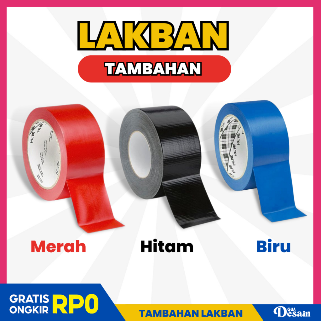 Jual Lakban | Tambahan Lakban | Lakban Banner | Lakban Kain | Shopee ...
