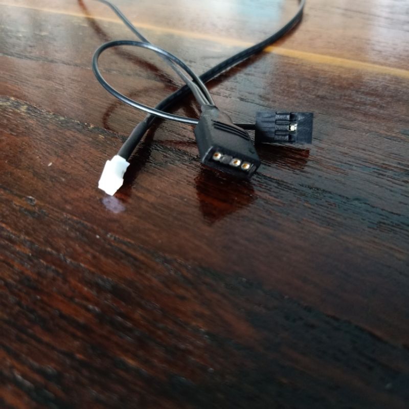 Jual Kabel MB Sync 2 pin 2 wires DarkFlash CF8 Pro to ARGB Header 3 Pin ...