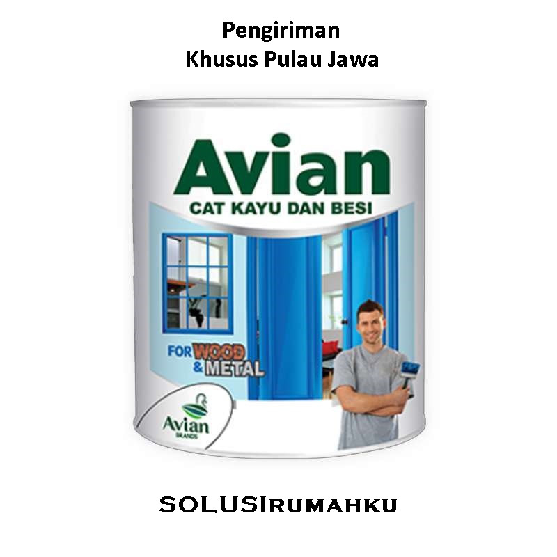 Jual Cat Kayu Cat Besi AVIAN 25 cc Cat AVIAN High Gloss Enamel 25cc ...