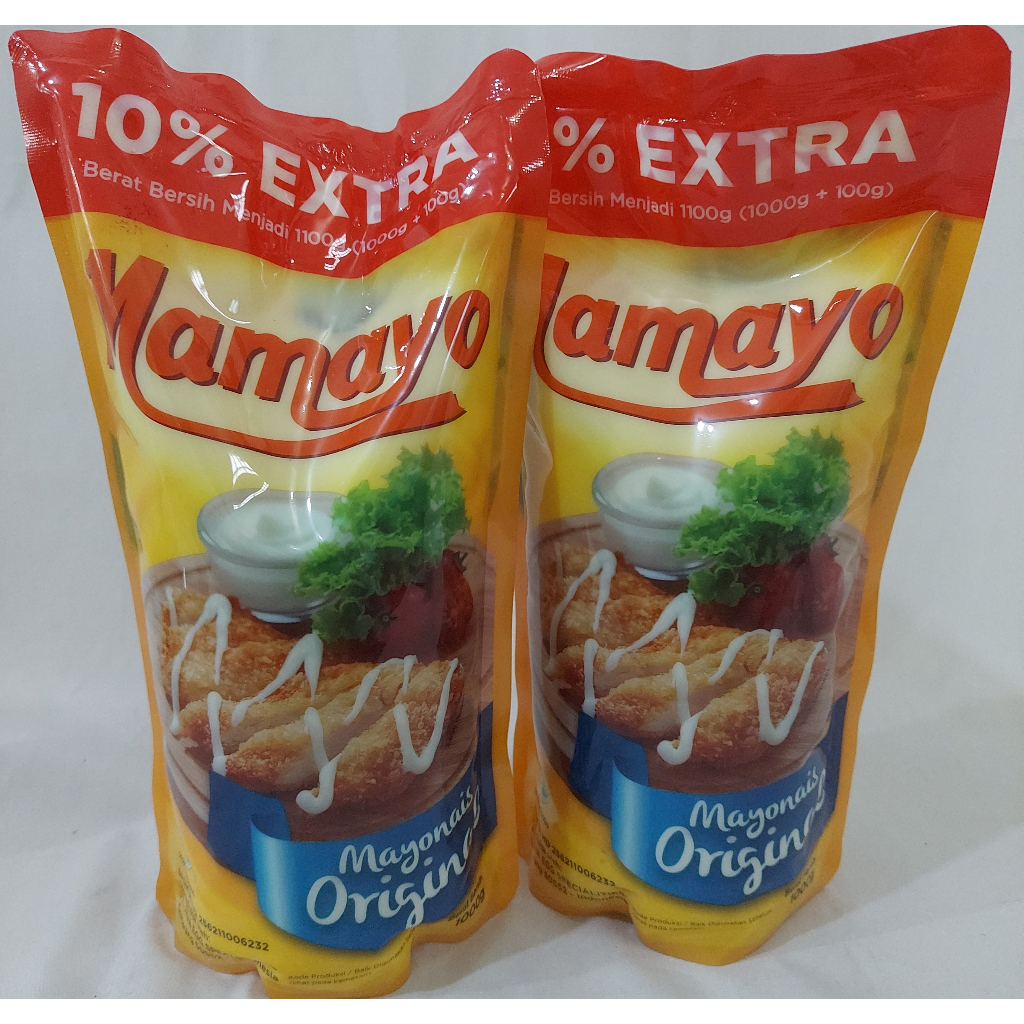 Jual Mayonaise Mamayo Kemasan Pouch 1Kg Extra 10% by Cimory | Shopee ...