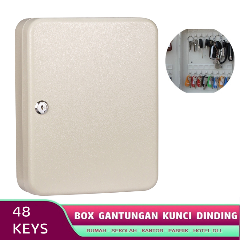 Jual Key Box Kotak Penyimpan Kunci Box gantungan kunci dinding brankas ...