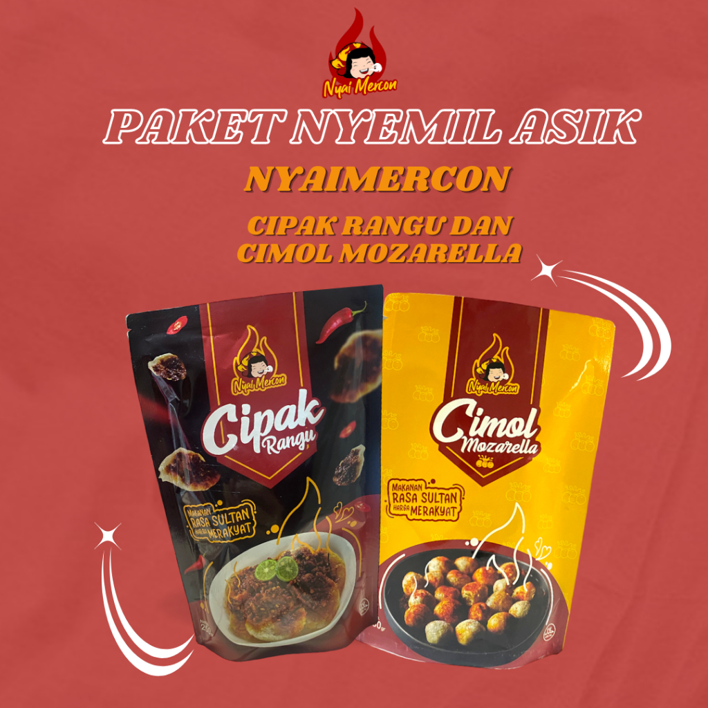 Jual PAKET NYEMIL ASIK NYAI MERCON ( CIPAK RANGU + CIMOL MOZARELLA ...