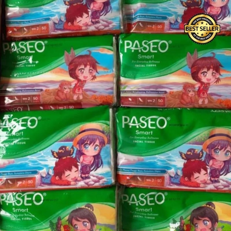 Jual Tissue Paseo Smart Travel pack 1pack Isi 50 Lbr Tisue 2 Ply ...