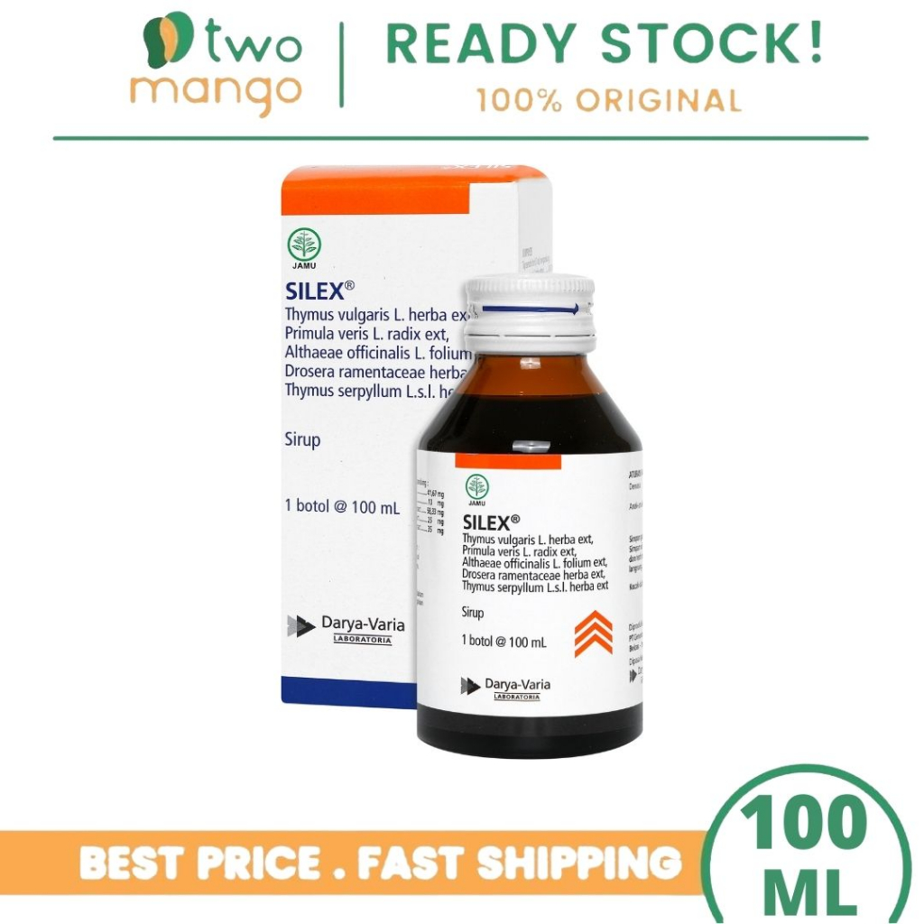 Jual SILEX SIRUP MEREDAKAN BATUK BERDAHAK MELEGAKAN TENGGOROKAN DAN ...