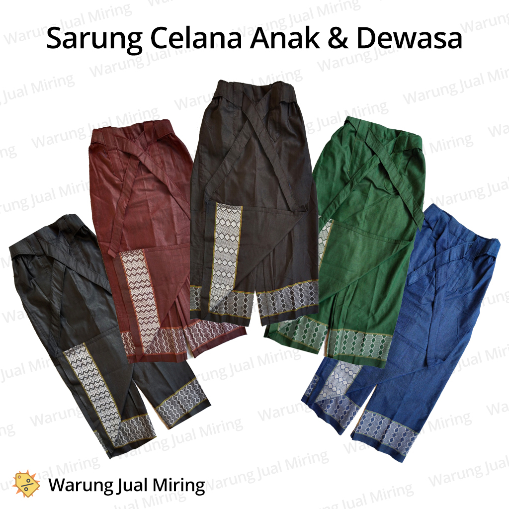 Jual SARUNG CELANA Instan Anak Remaja Dewasa TK SD SMP SMA Kain Sarcel ...