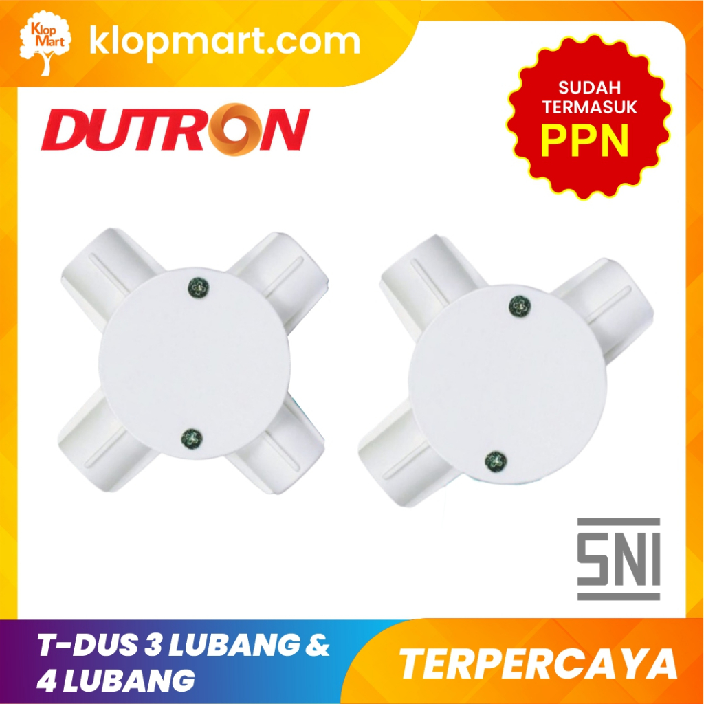 Jual T Dus T-Dus 3 Lubang Cabang / 4 Lubang Cabang DUTRON | Shopee ...