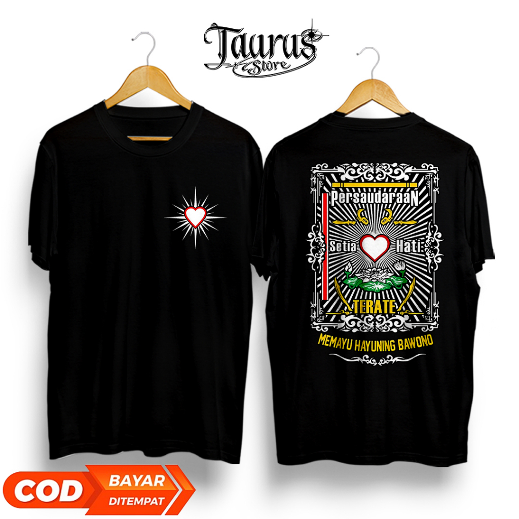 Jual KAOS PSHT LOGO HATI BERSINAR - KAOS PSHT MURAH-KAOS TERATE-BAJU SH ...