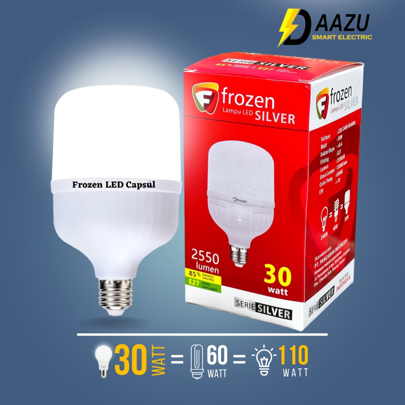 Jual LAMPU BOHLAM LED 5W 10W 15W 20W 30W 40W CAHAYA PUTIH E27 FROZEN LED | Shopee Indonesia