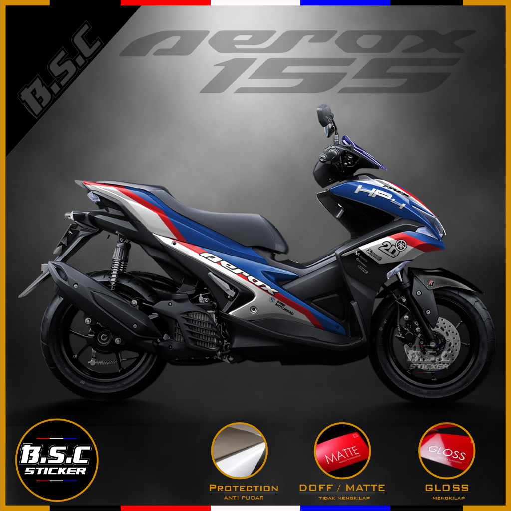 Jual Sticker Decal FULL BODY Aerox 155 Motif BMW Livery | Shopee Indonesia