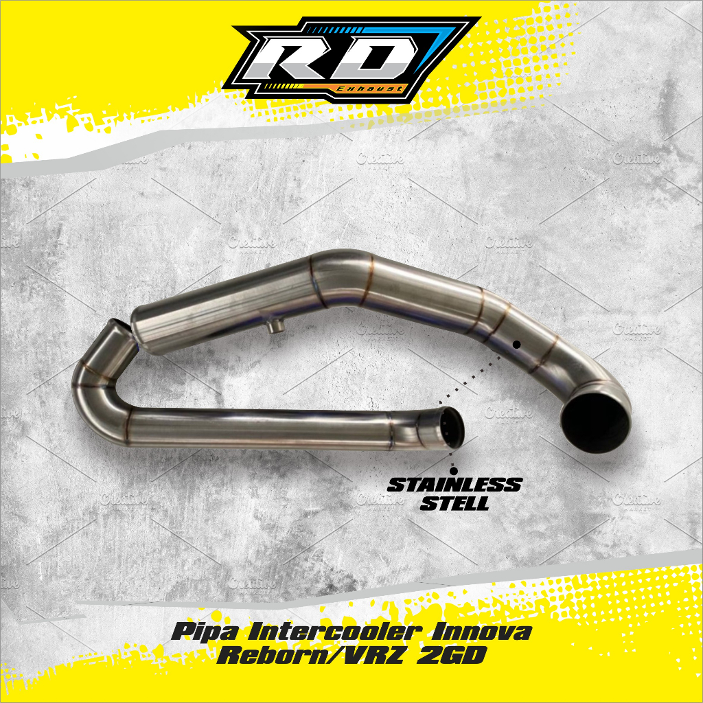 Jual Pipa Intercooler Innova Reborn/VRZ 2GD - RD Exhaust | Shopee Indonesia