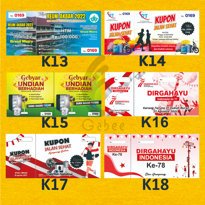 Jual KUPON / KUPON UNDIAN / KARCIS / KARCIS PARKIR RETRIBUSI / KUPON ... Jual KUPON / KUPON UNDIAN / KARCIS / KARCIS PARKIR RETRIBUSI / KUPON ...