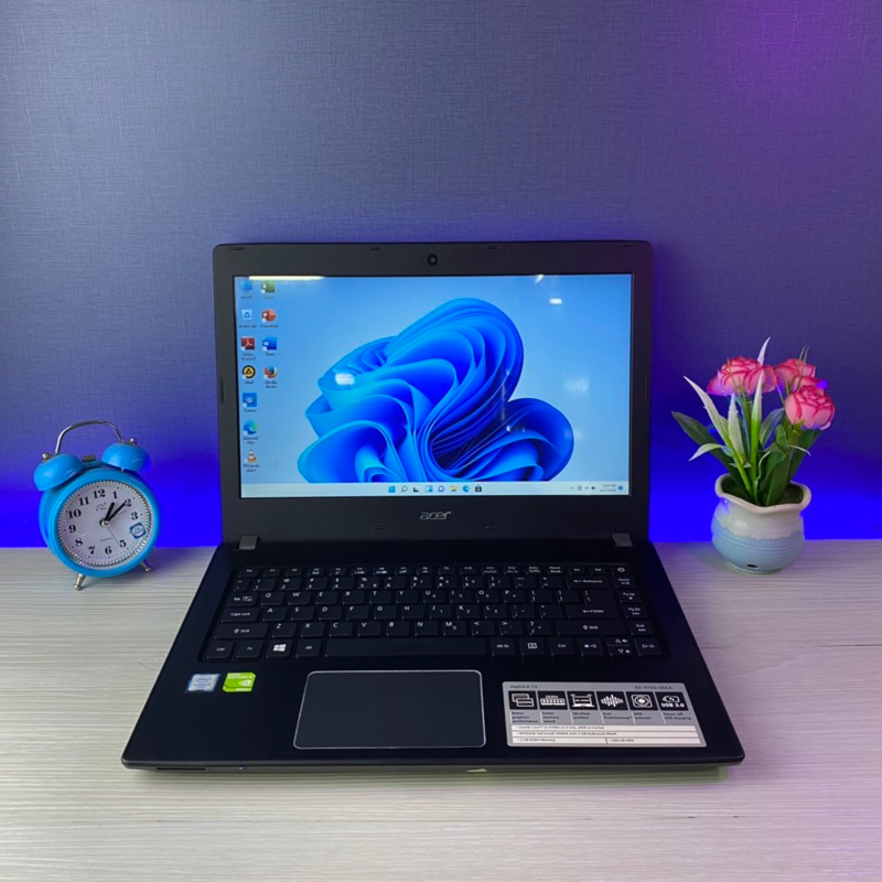 Jual Laptop Acer E5-475 Intel Core i3-6100U Ram 4GB HDD 1TB Nvidia 940MX Mulus | Shopee Indonesia