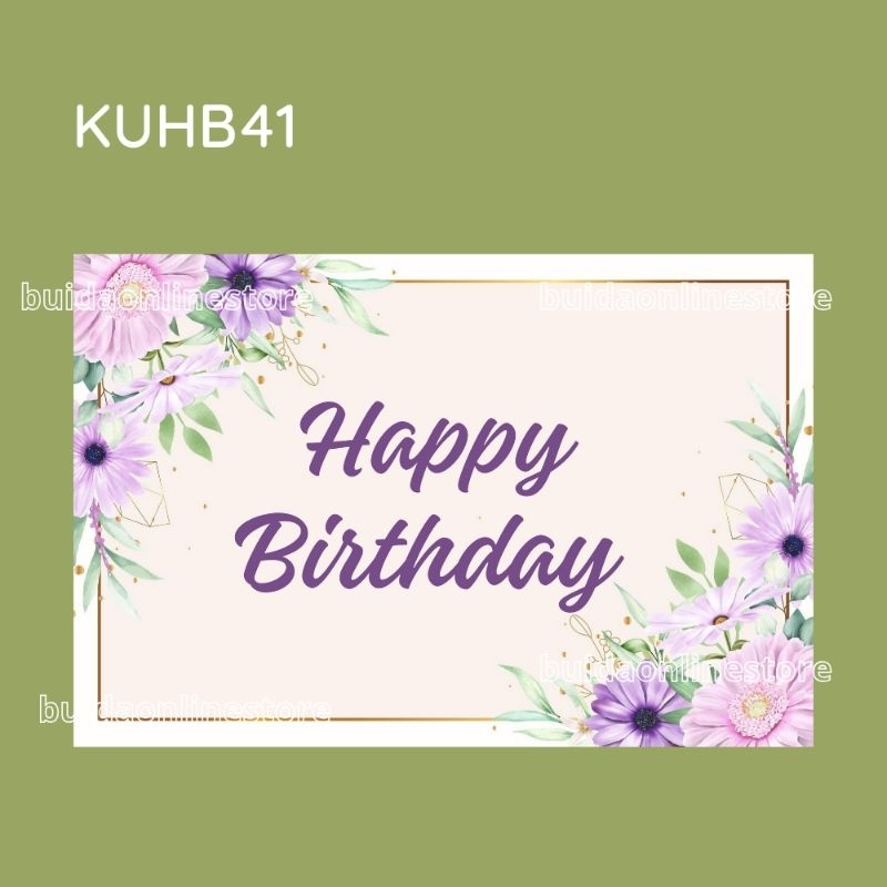 Jual Kartu Ucapan / Stiker / topper Happy Birthday Wedding Graduation ...