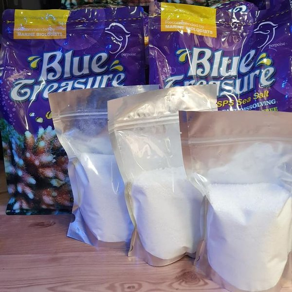 Jual Blue Treasure Salt Repack 670gr utk 19 Liter Air 1 Galon ...