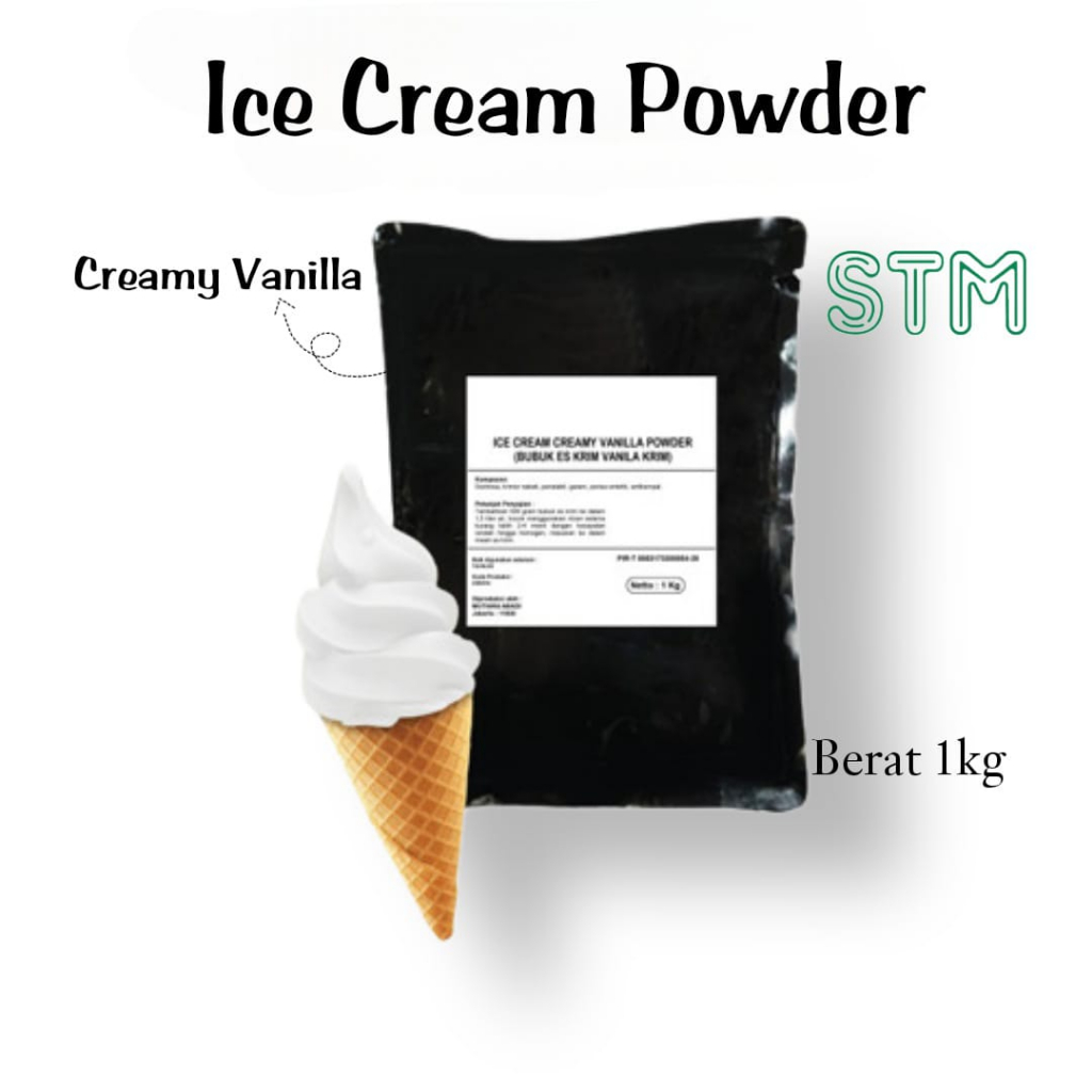 Jual QUDYEW SOFT ICE CREAM POWDER 1KG / BUBUK ES KRIM 1KG Premium ...