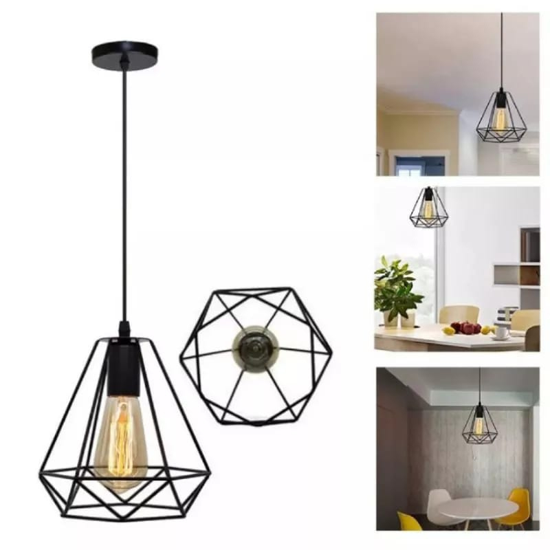 Jual KAP LAMPU GANTUNG DIAMON CAFE | CAP LAMPU HIAS VINTAGE | Shopee ...