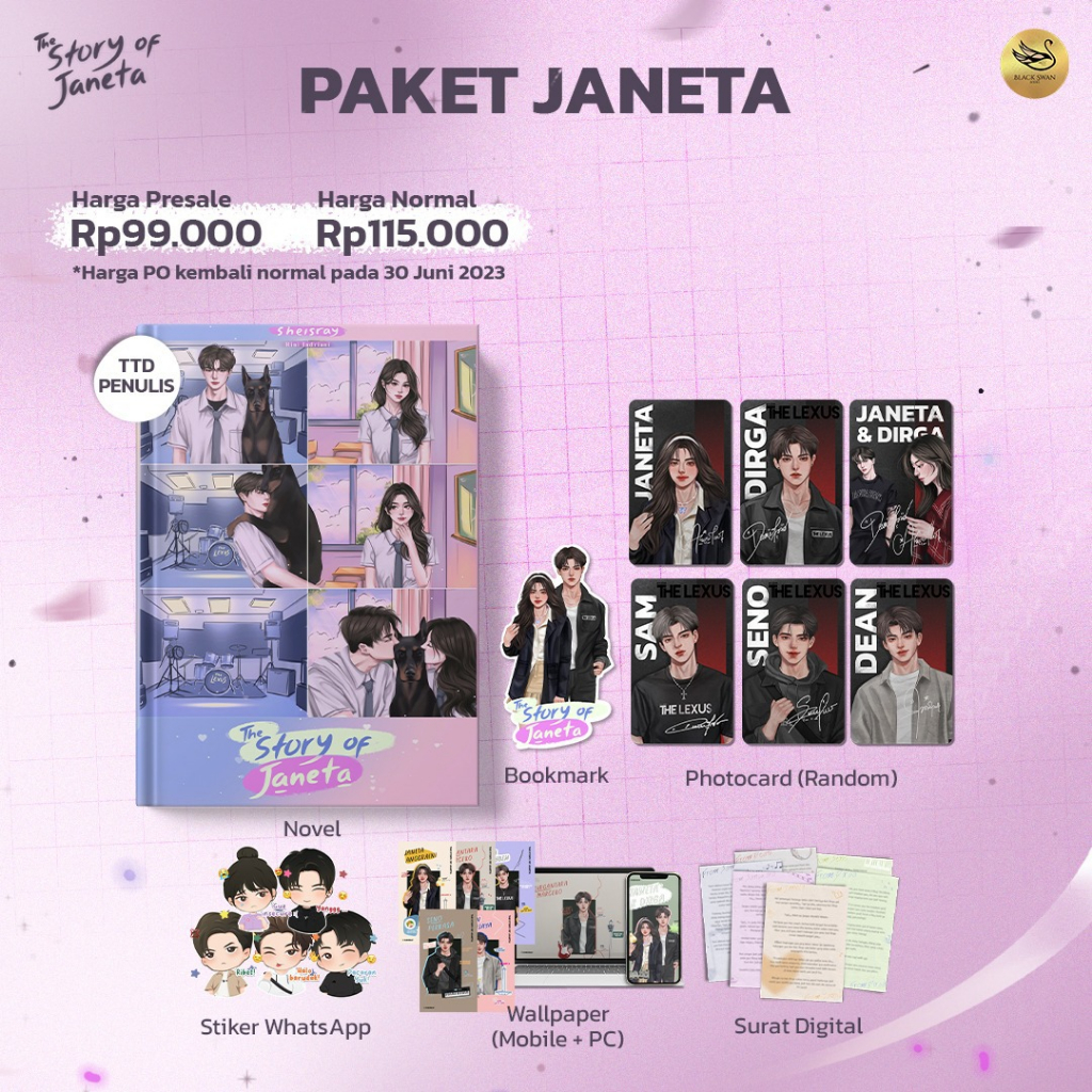 Jual Novel The Story of Janeta - She is Ray - Blackswan | Shopee Indonesia