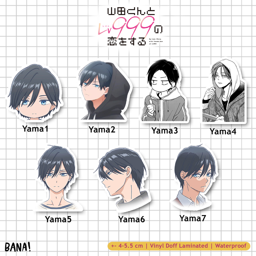 Jual Stiker Yamada-kun to Lv999 no Koi wo Suru Stiker Anime Vinyl ...