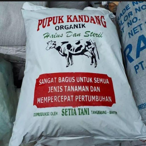 Jual Pupuk kandang sapi merah organik halus dan steril - KEMASAN MERAH ...