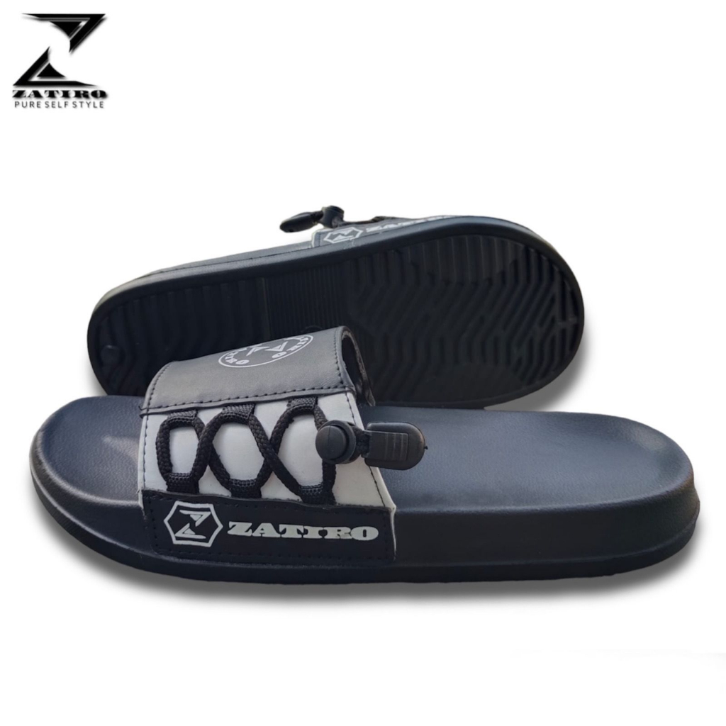 Jual Sndal Flip Flop Sendal Pria Wanita Santai, sandal rumah logo Putih ...