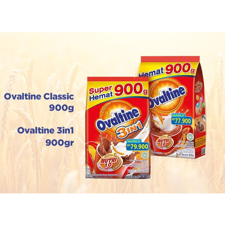 Jual (BPOM) EXP NOVEMBER 2025 Ovaltine Classic 900gram/Ovaltine 900gr ...