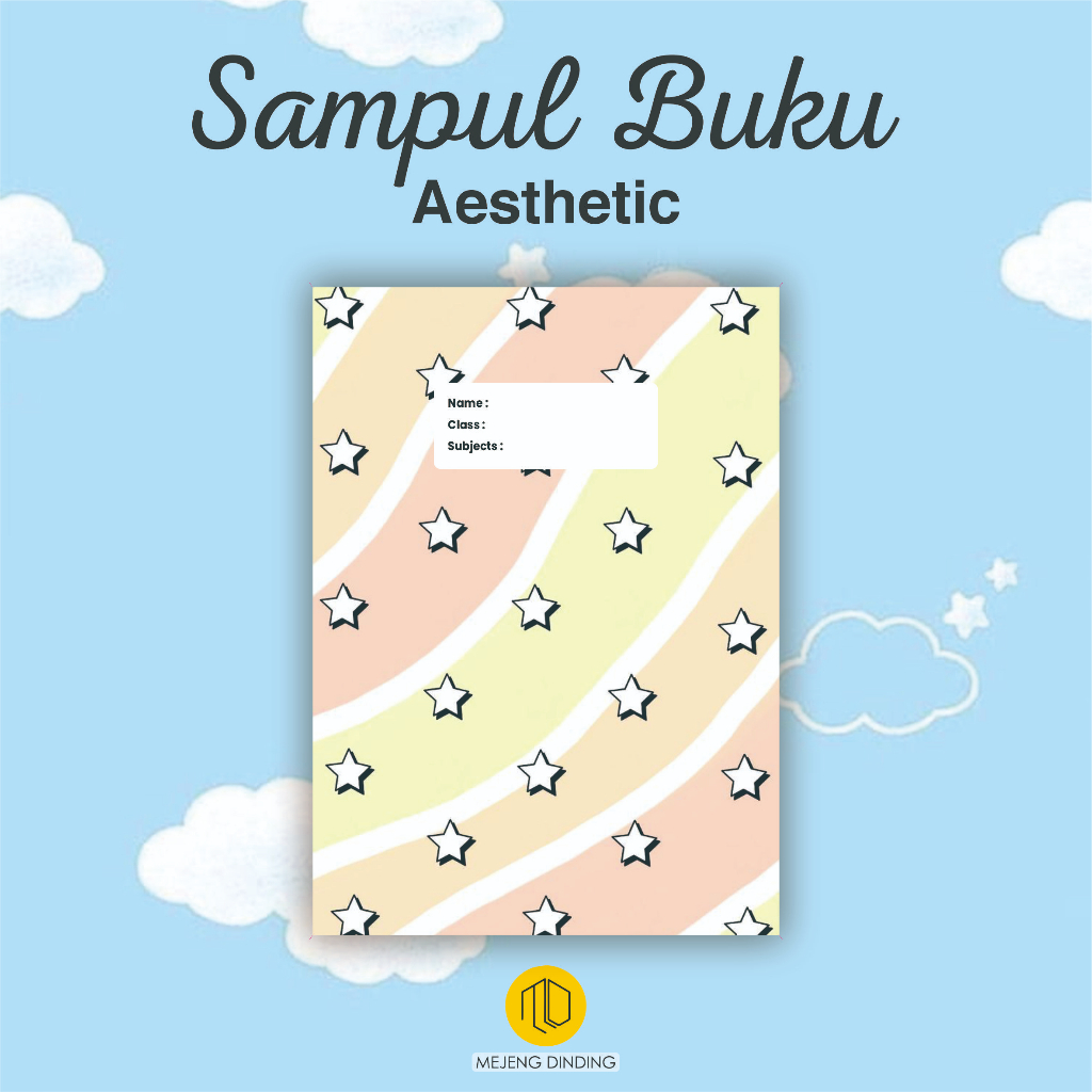 Jual SAMPUL BUKU AESTHETIC ISI 10 PCS / SAMPUL BUKU MOTIF PATTERN ...