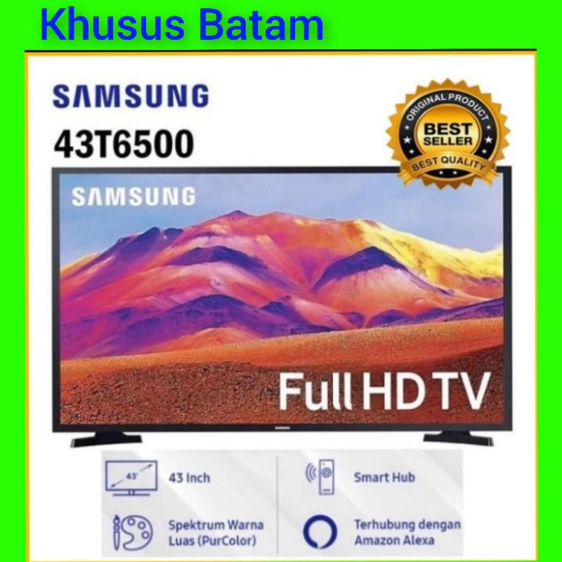 Jual TV SAMSUNG 43"INCH/SMART TV SAMSUNG UA43T6500 FULL HD (KHUSUS BATAM) | Shopee Indonesia